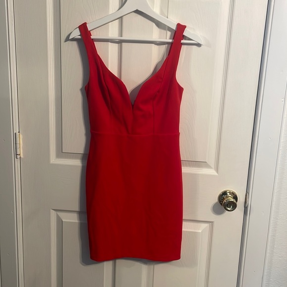 Express | Dresses | Express Red Mini Dress | Poshmark
